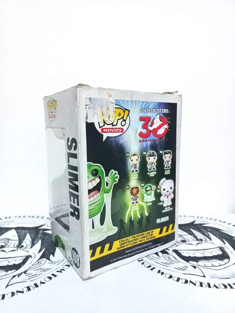 Ghostbusters Funko Pop Slimer 108, Hobbies & Toys, Toys & Games on ...