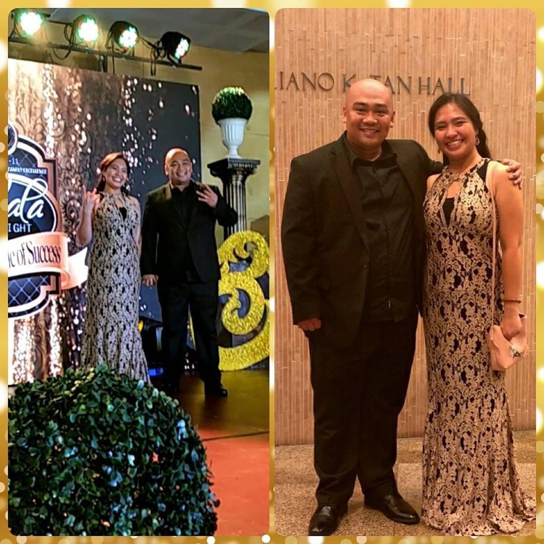 Gold Laced Gala Night Gown, Women's Fashion, Dresses & Sets, Dresses on Carousell