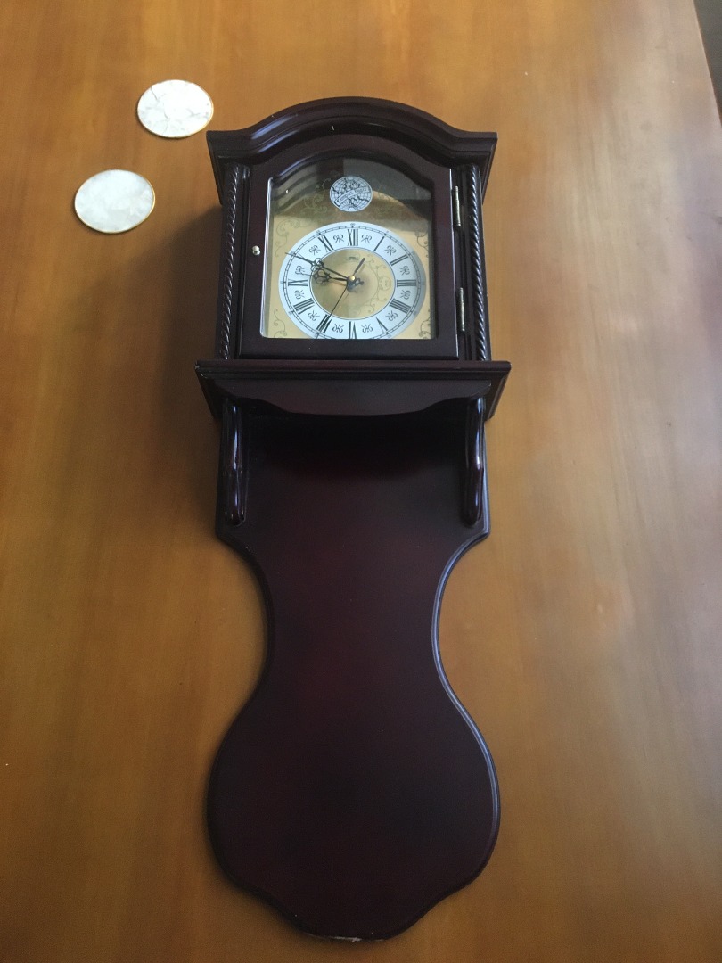 Grandfather Wall Clock, Furniture & Home Living, Home Decor, Clocks on ...