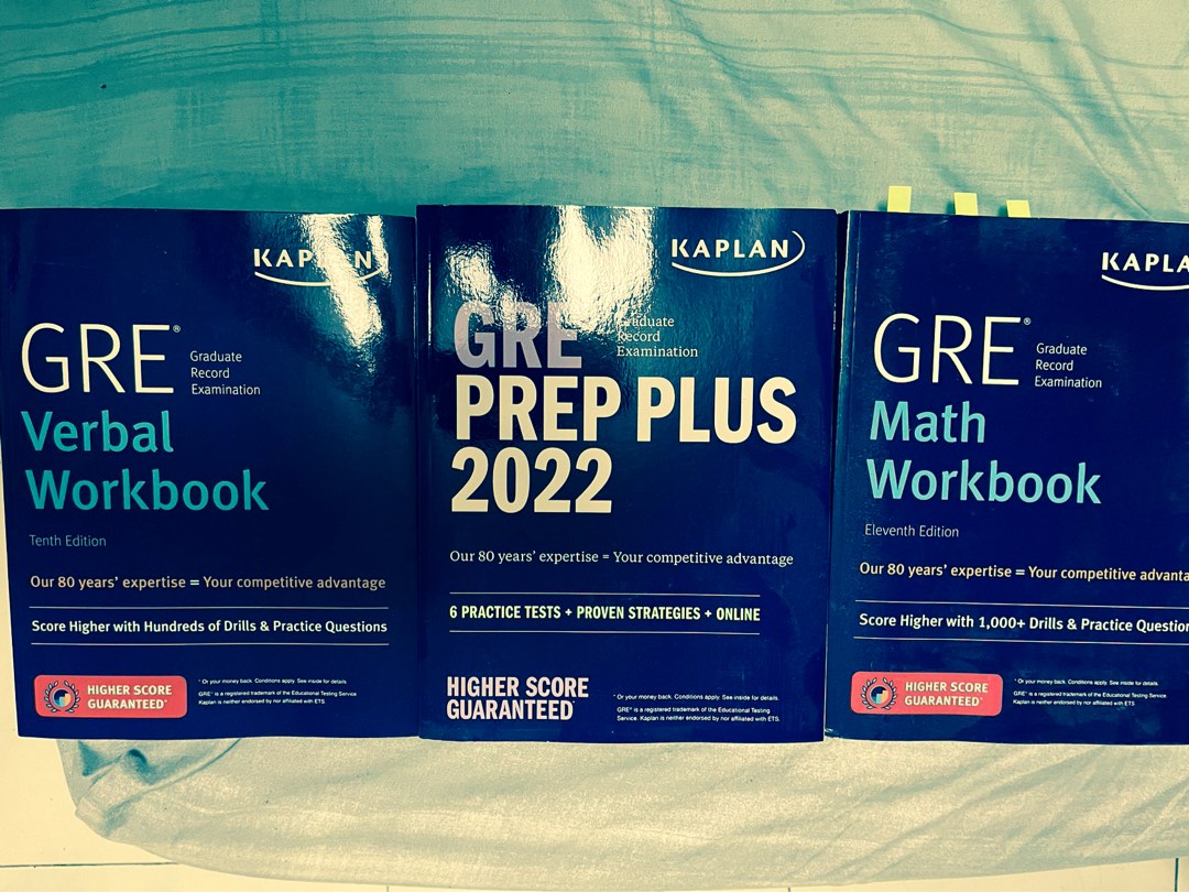 GRE work books, Hobbies & Toys, Books & Magazines, Textbooks on Carousell