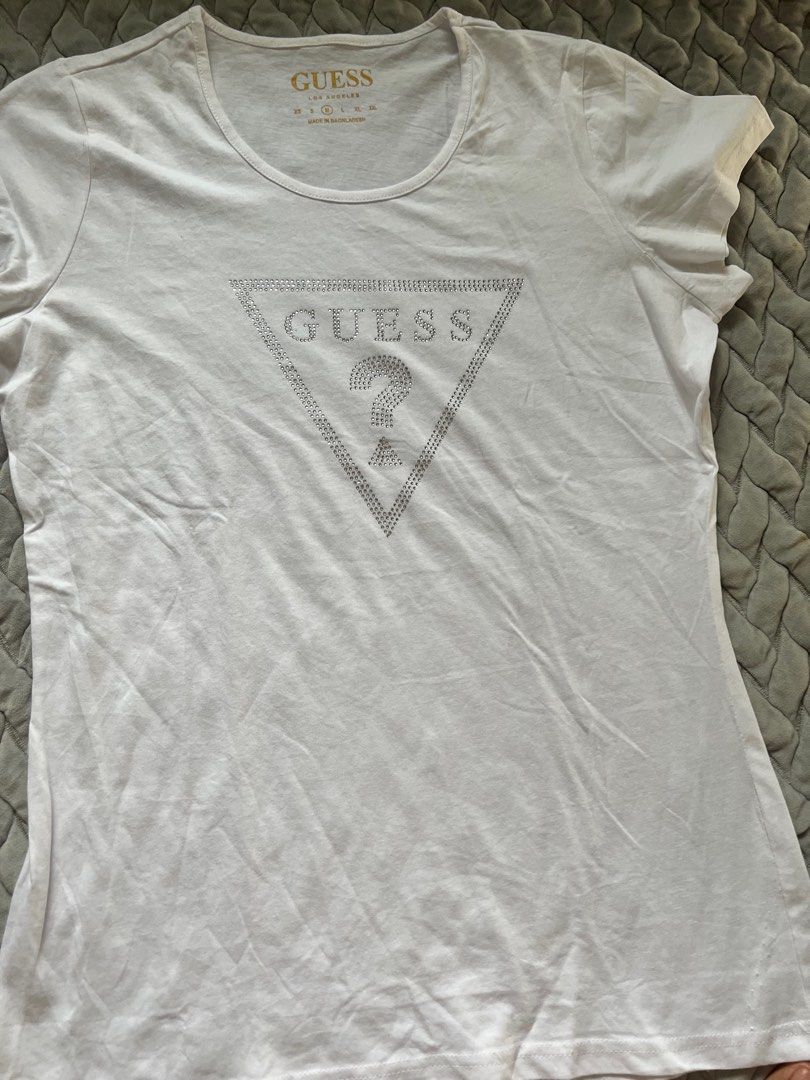 guess shirts, Women's Fashion, Tops, Shirts on Carousell