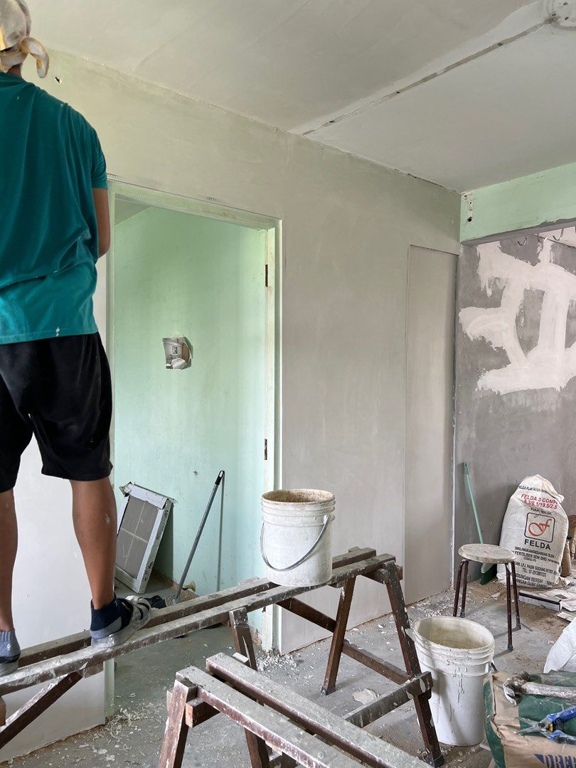 Hacking & Tiling & Plastering Works & Painting Works, Home Services ...
