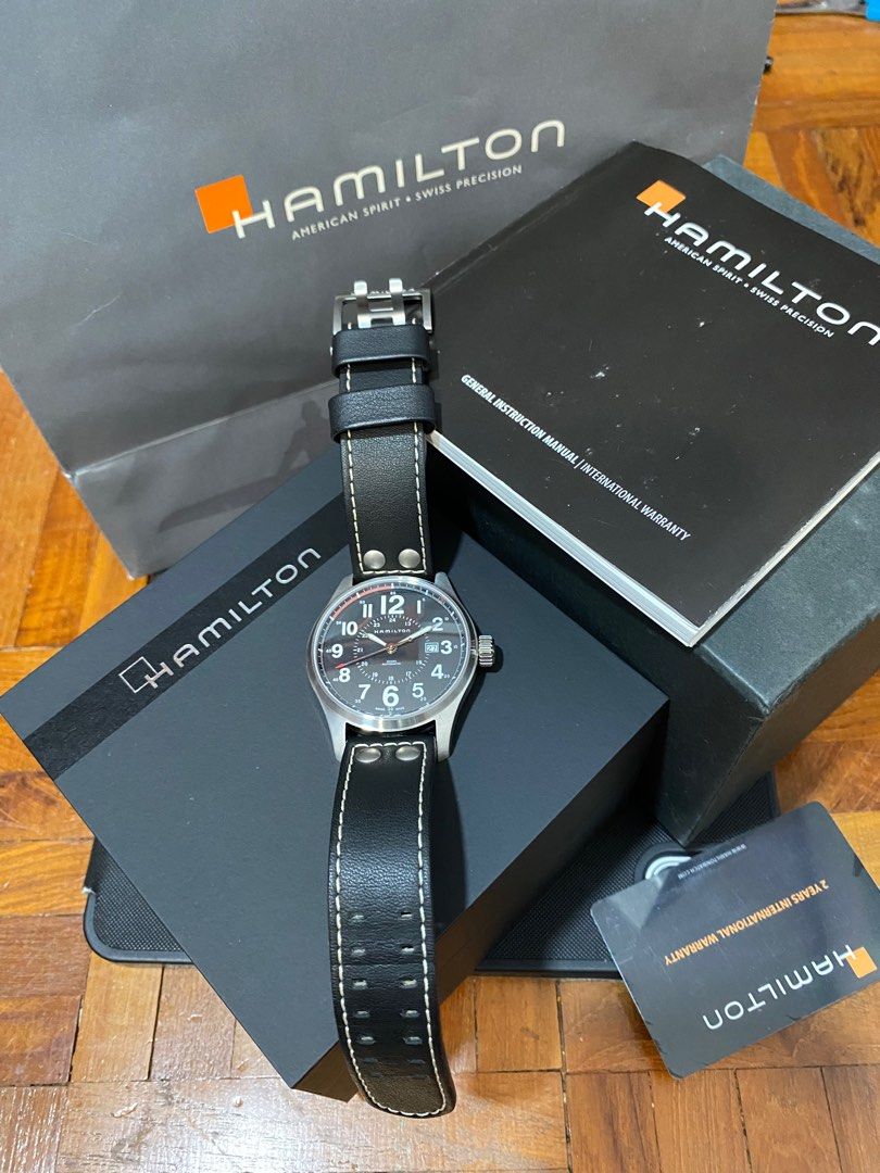 Hamilton Khaki Field Officer Automatic, Luxury, Watches on Carousell