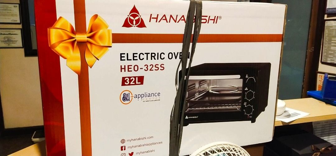 Hanabishi Electric Oven 32L, TV & Home Appliances, Kitchen Appliances ...