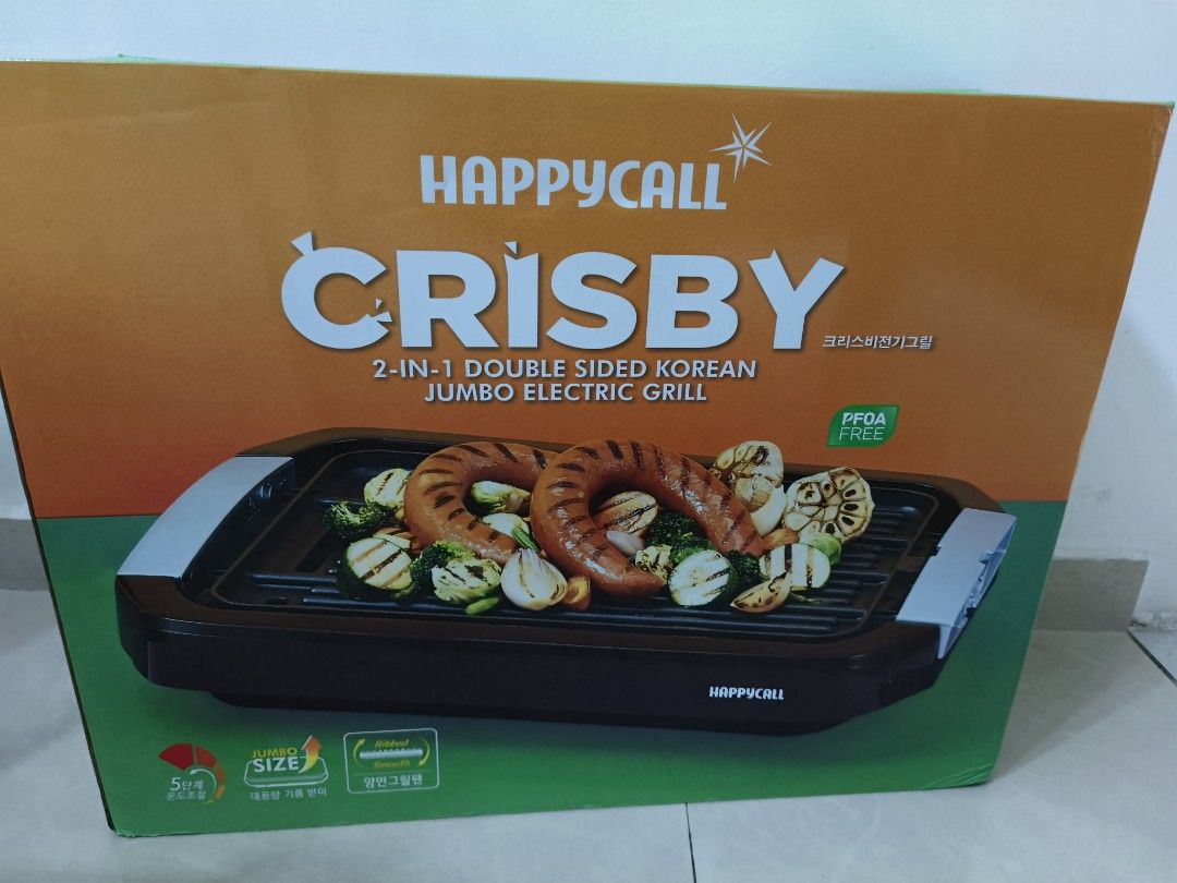 Happycall 2-IN-1 Korean Jumbo Electric Grill, TV & Home Appliances ...