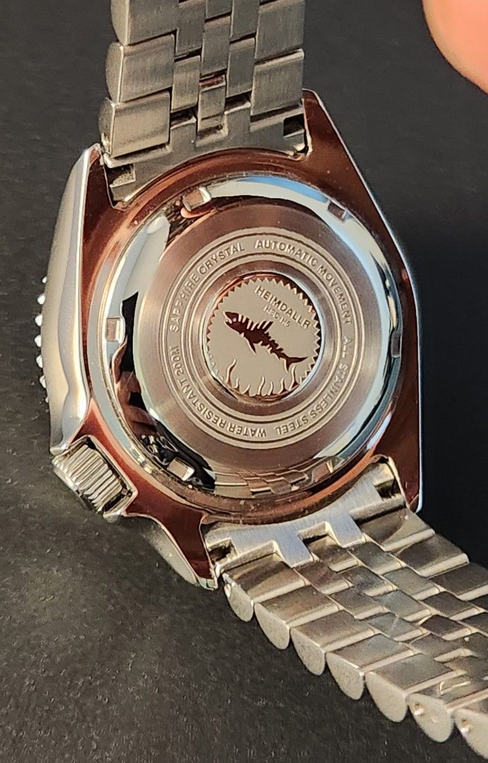 Heimdallr Seiko SKX Sunburst Orange (LNIB, Fullset), Men's Fashion ...