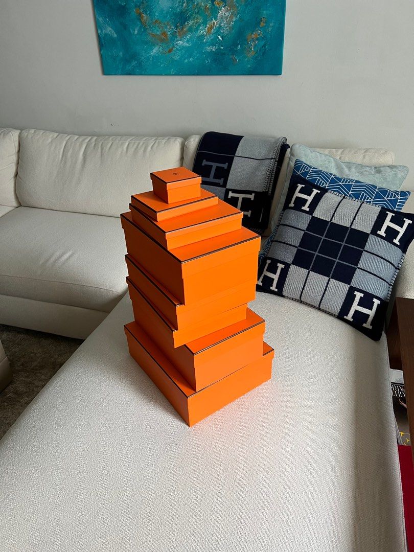 Hermes boxes and paper bags, Luxury, Accessories on Carousell