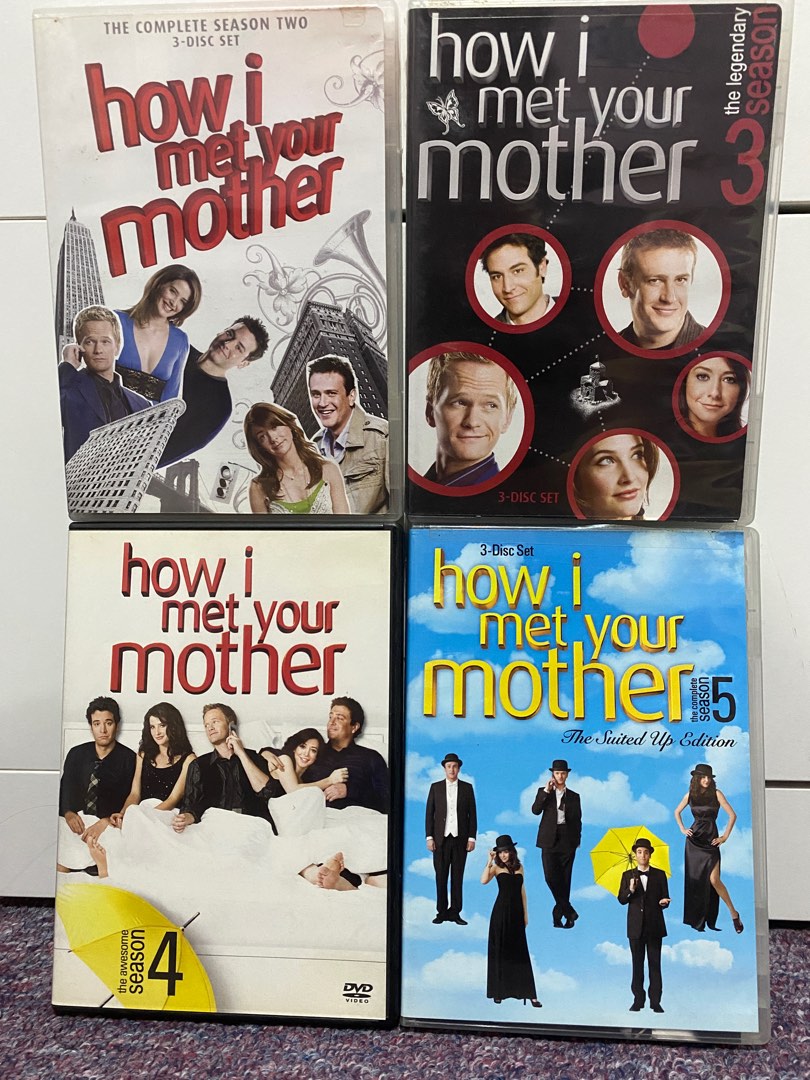 HIMYM DVD How I Met Your Mother Season 2-5, Hobbies & Toys, Music ...