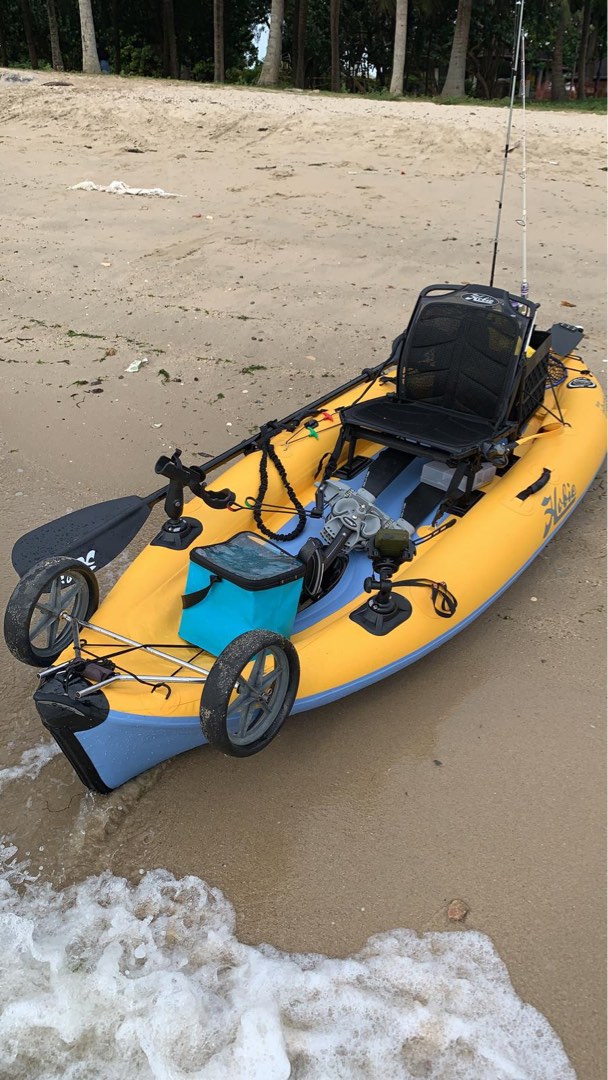 Hobie i9s Inflatable kayak, Sports Equipment, Fishing on Carousell