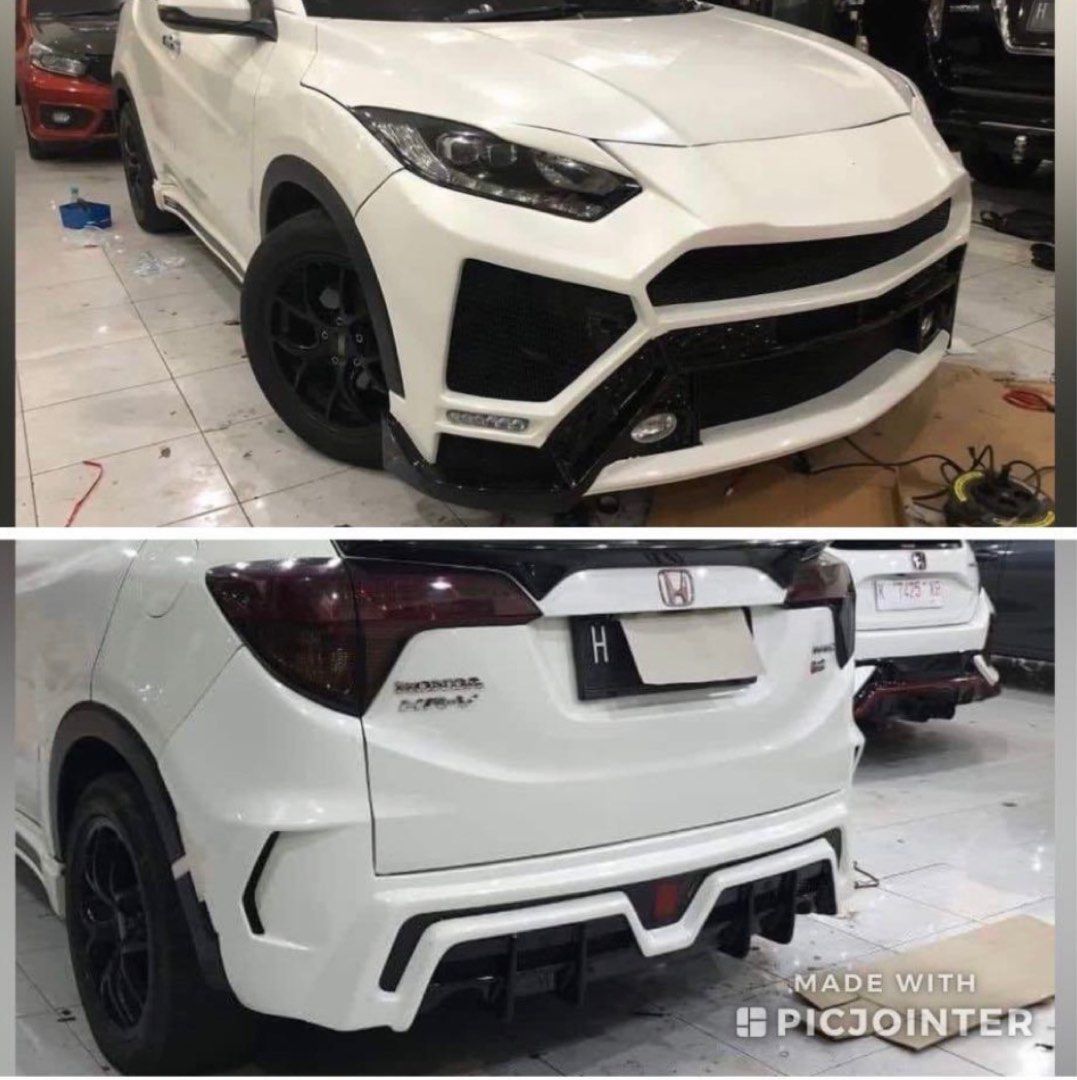 Honda Vezel HRV Fullset bodykit Bonnet Spoiler , Car Accessories ...