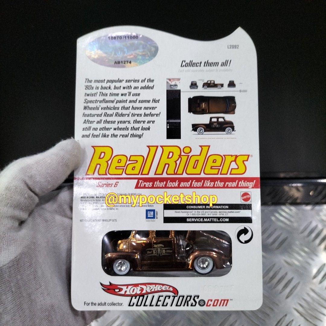 Hot Wheels '50s CHEVY TRUCK - Spectraflame Light Brown / Root Beer ...