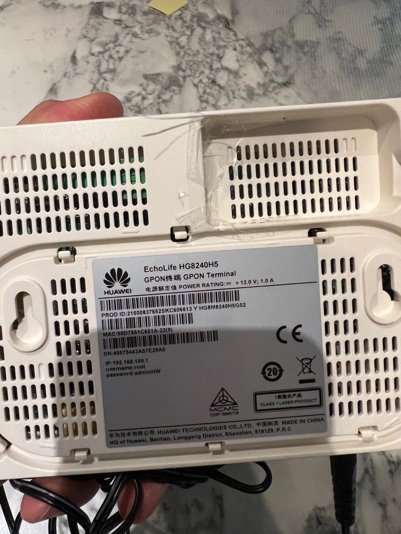 Huawei Echolife HG8240H5, Computers & Tech, Parts & Accessories ...