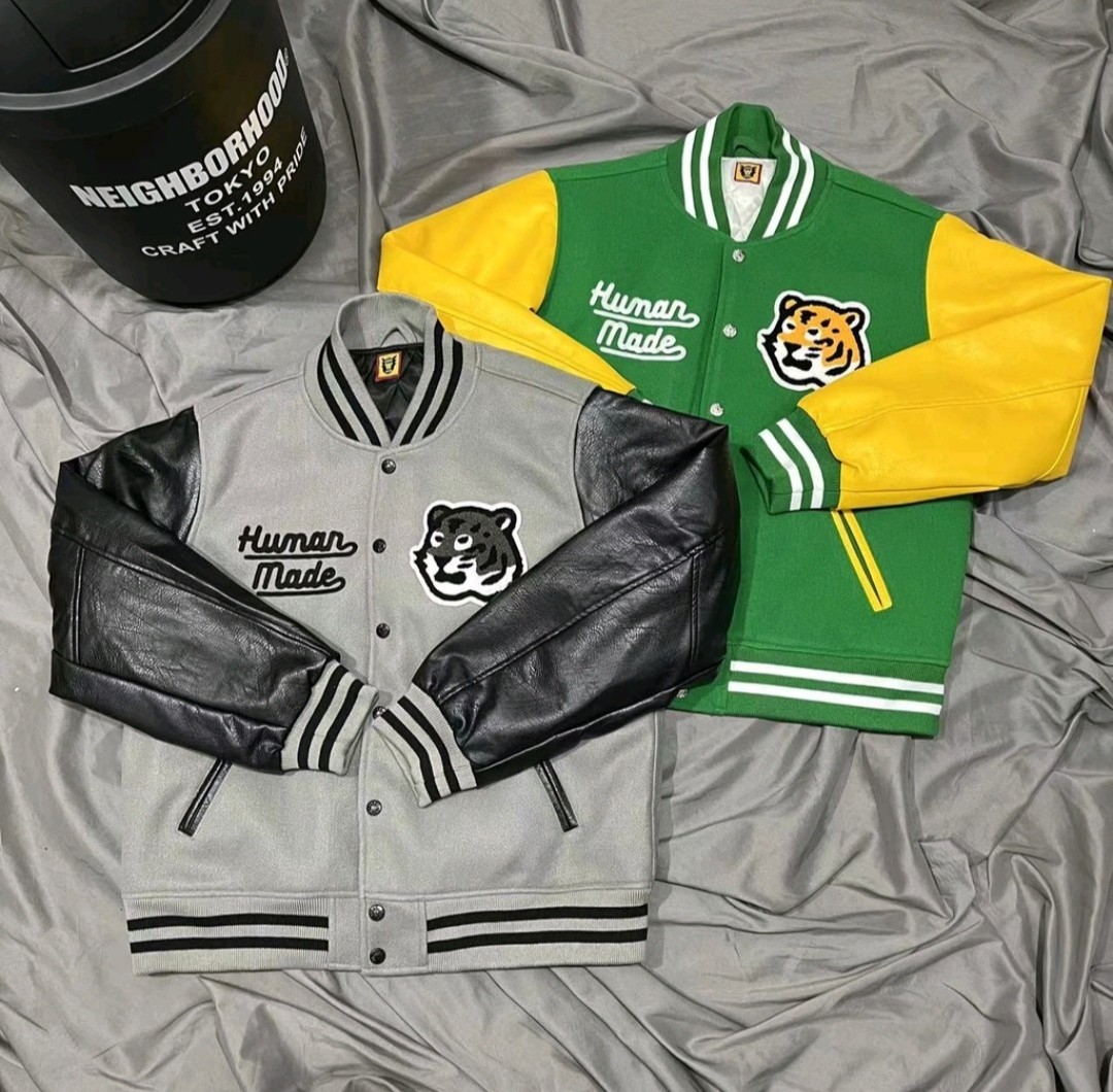 HUMAN MADE TIGER VARSITYJACKET, Men's Fashion, Coats, Jackets and ...
