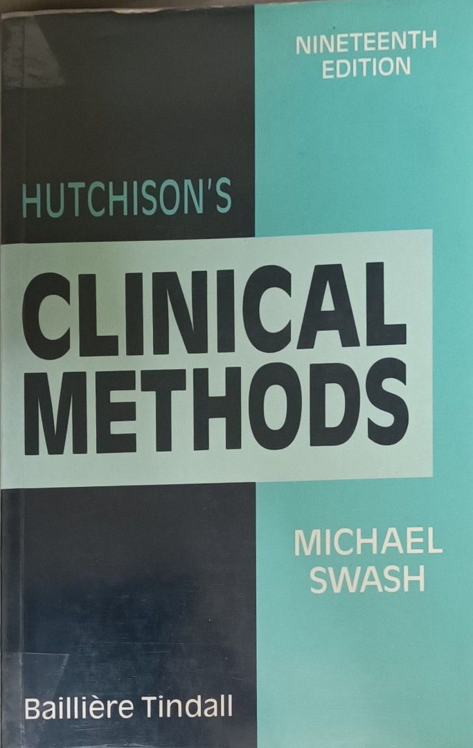 Hutchison's Clinical Methods 19th Ed., Hobbies & Toys, Books ...