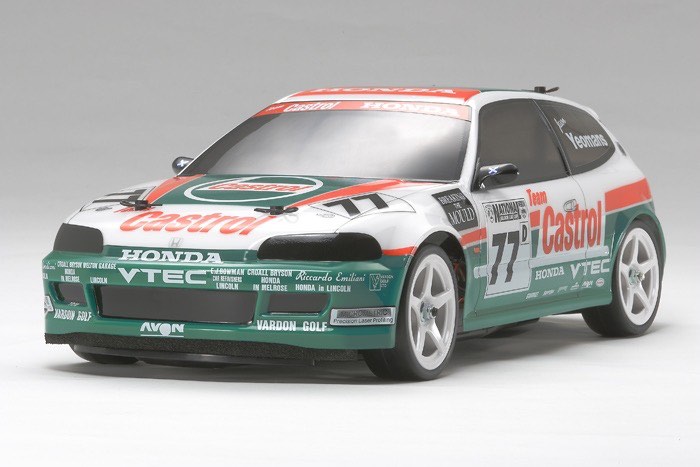 2023 Incoming - Tamiya Honda Civic Castrol Body Shell Set - rare brand new 1/10 bodyshell for ...