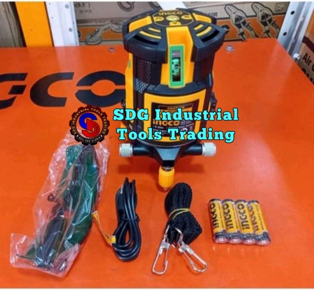 INGCO Self-Leveling Line Laser Green Laser Beams 0~20m (HLL305205 ...