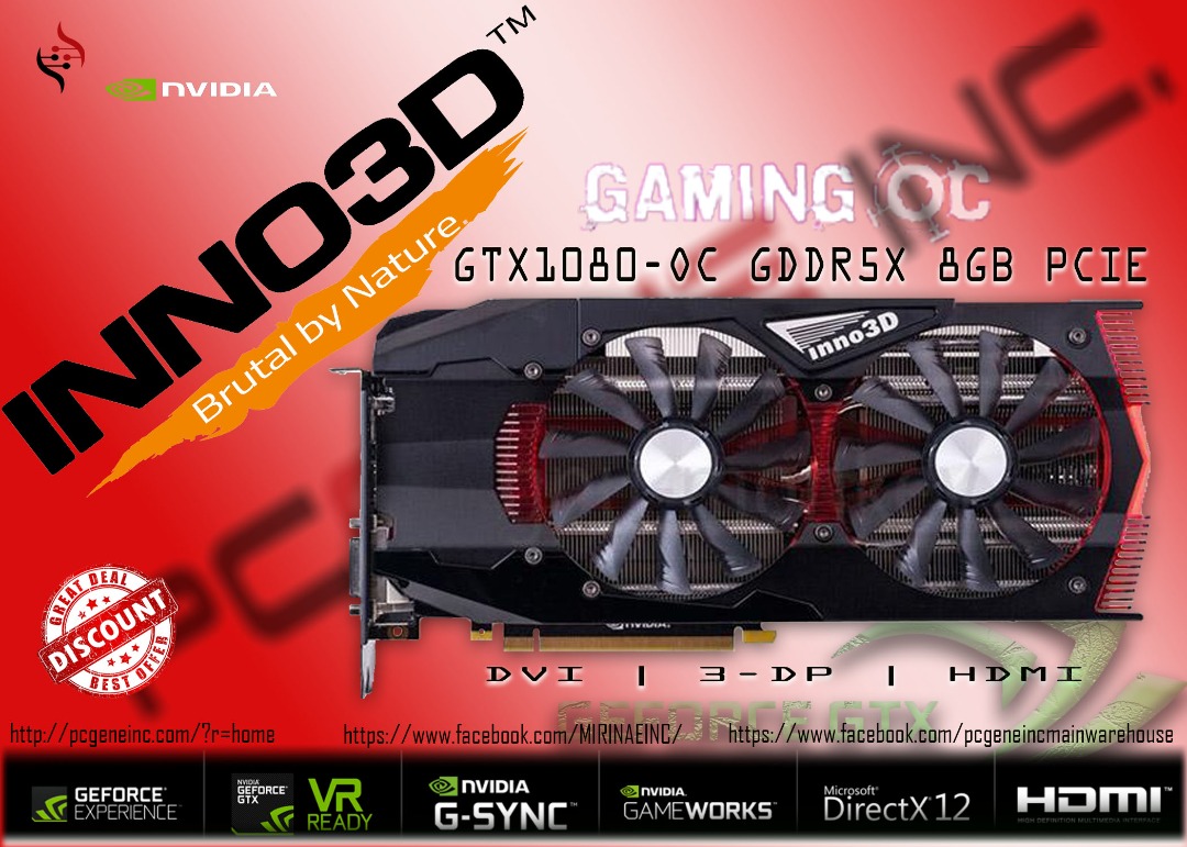 INNO3D VIDEOCARD, Computers & Tech, Parts & Accessories, Computer Parts ...