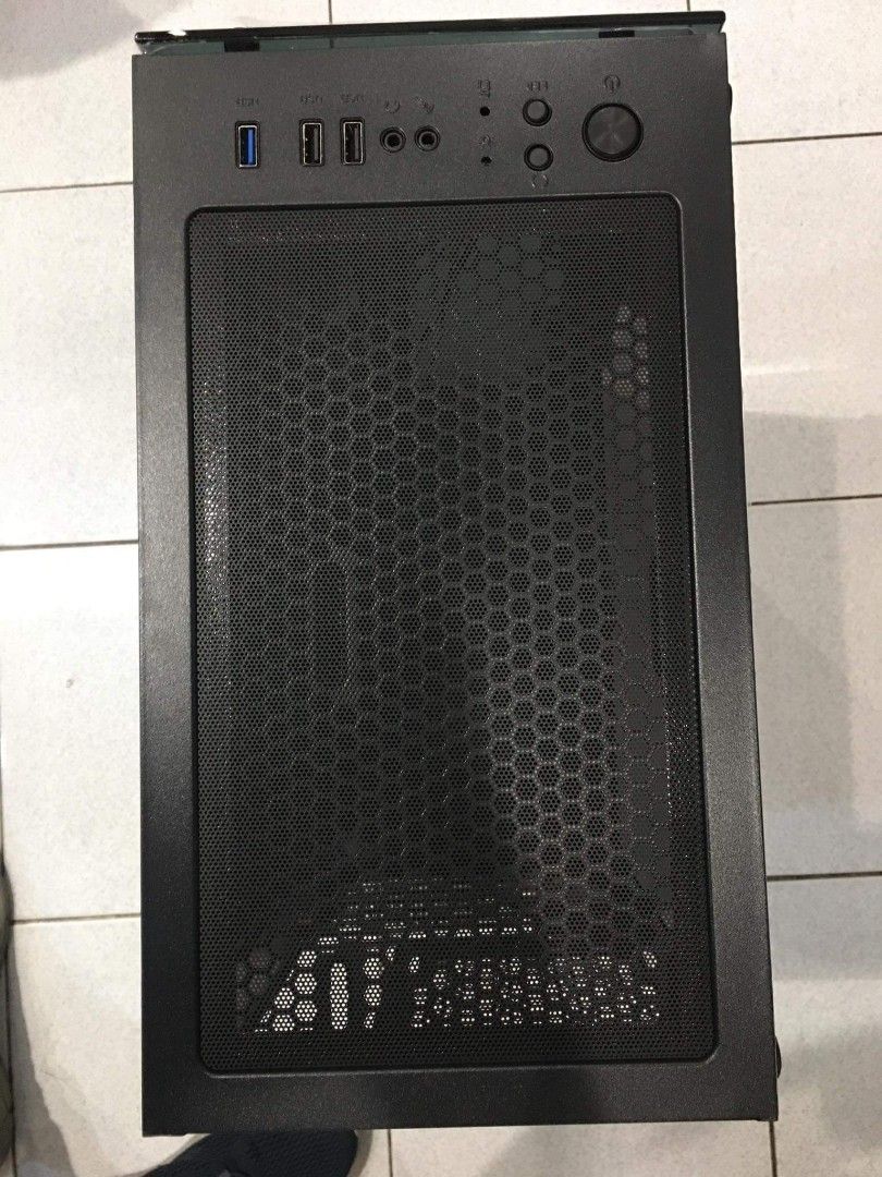 Inplay Meteor 01 ATX MicroATX Mini ITX Tempered Glass PC Case Black ...