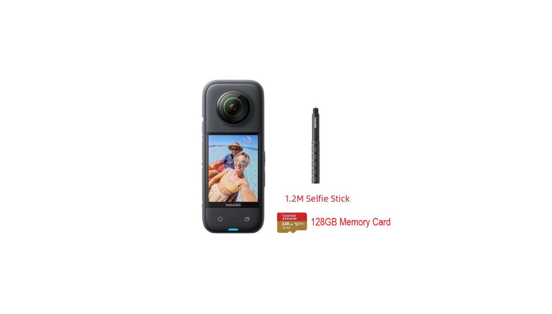 [Flash Deal] INSTA360 X3 360 CAMERA + Selfie Stick + 128GB Card ...