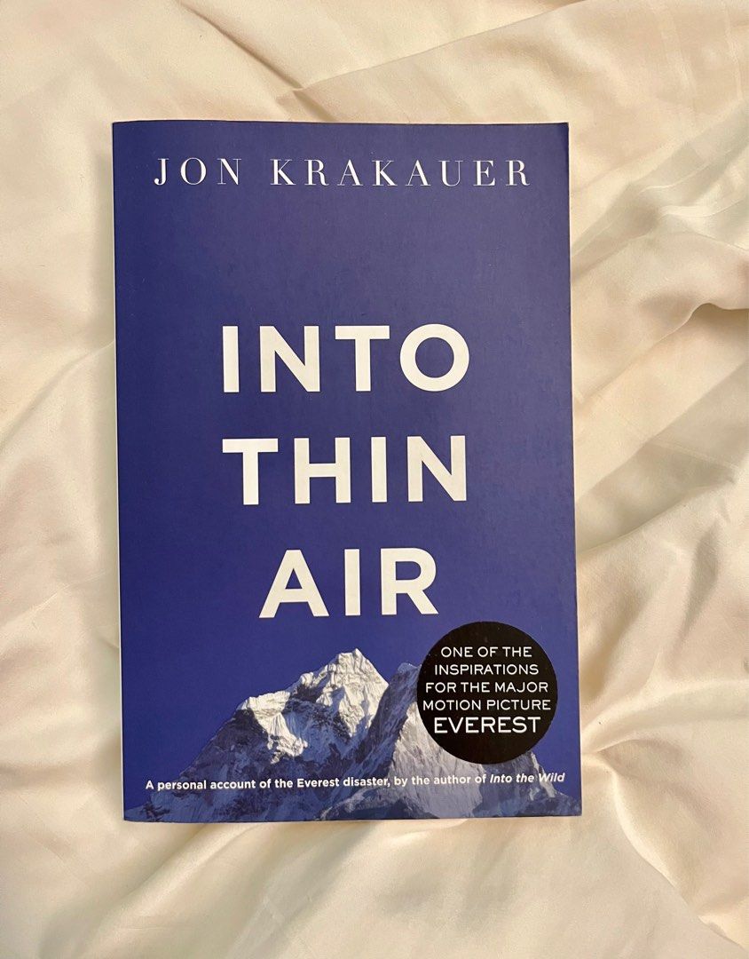Into Thin Air by Jon Krakauer, Hobbies & Toys, Books & Magazines ...