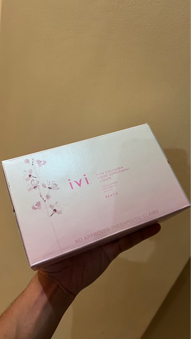 ivi collagen Peach 50ml x 10bottles, Health & Nutrition, Health ...