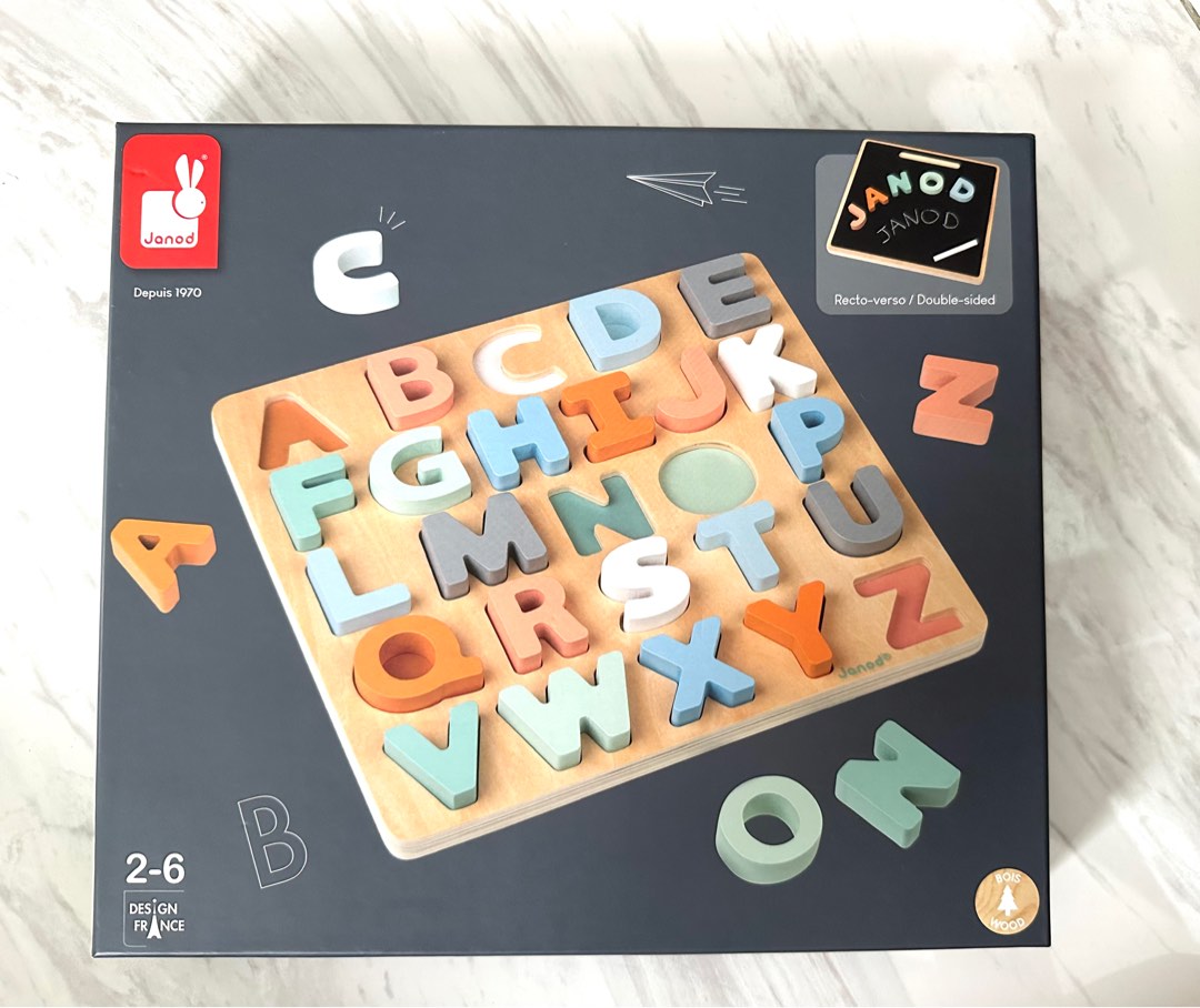 Jonad alphabet puzzle, Babies & Kids, Infant Playtime on Carousell