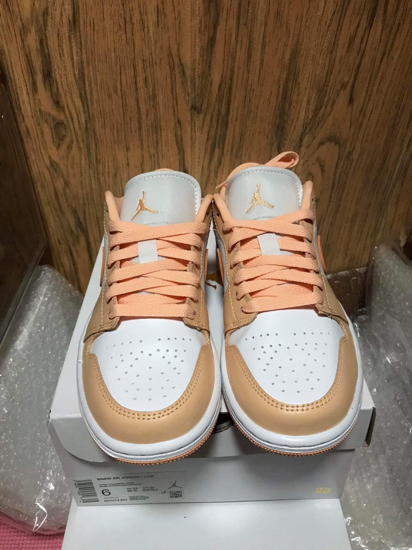 Jordan 1 Low Sunset Haze, Men's Fashion, Footwear, Sneakers on Carousell