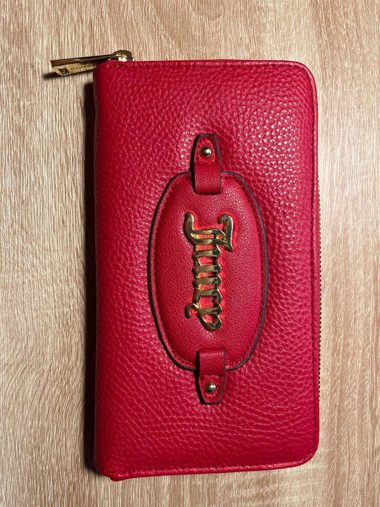 Juicy Couture Red Long Wallet, Women's Fashion, Bags & Wallets, Wallets ...