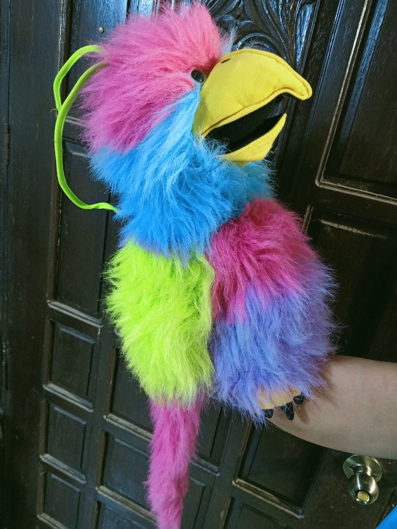 JUMBO COLORFUL BIRD HAND PUPPET, Hobbies & Toys, Toys & Games on Carousell