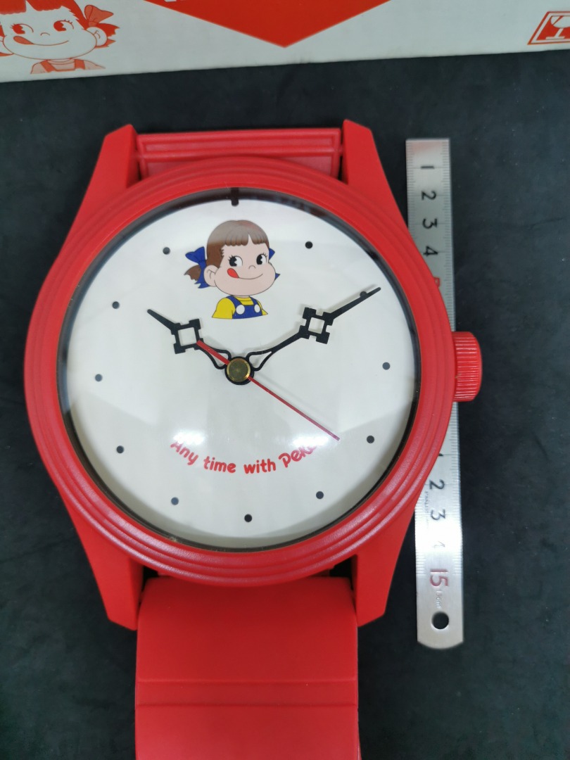 Jumbo Peko Wristwatch Wall Clock by Fujiya, Furniture & Home Living ...