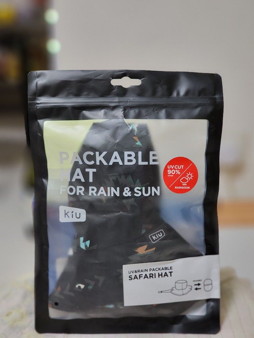 Kiu hat for both sunny and rainy Weather, UV resistant fabric, Packable, Bucket Hat, Unisex, 女裝 ...