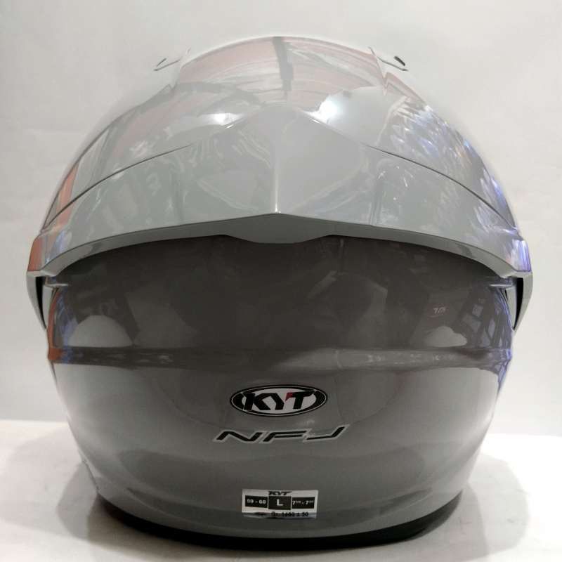 KYT Helmet NFJ Asphalt Grey, Motorcycles, Motorcycle Accessories on ...