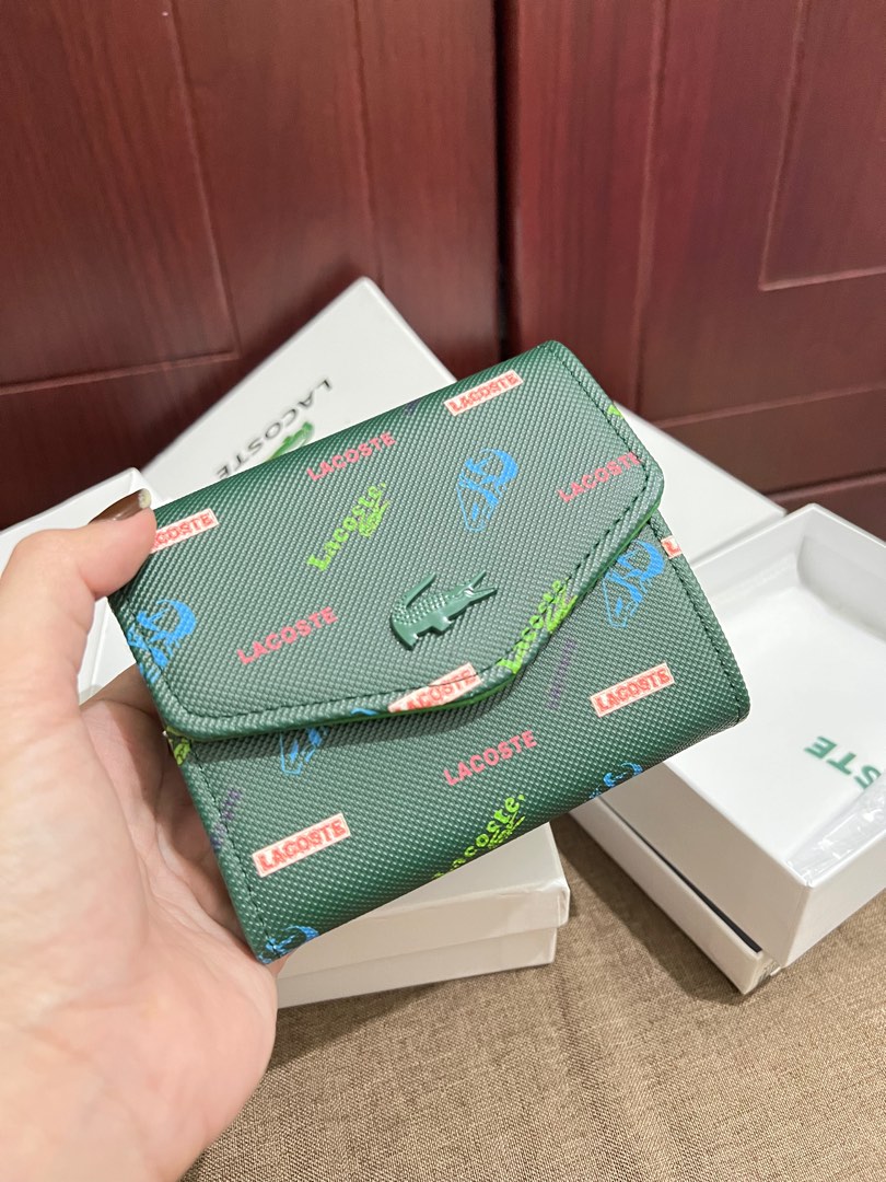 Lacoste mini wallet, Women's Fashion, Bags & Wallets, Wallets & Card ...