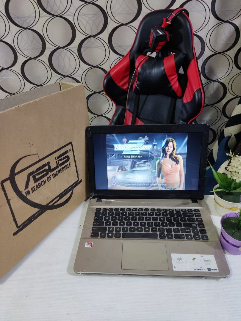 Laptop Asus Vivobook X441 Ram 4/128Gb Ssd Windows 10 Siap Pakai, Elektronik, Komputer, Laptop di ...