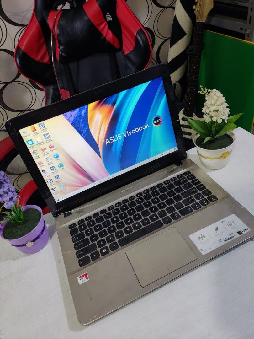 Laptop Asus Vivobook X441 Ram 4/128Gb Ssd Windows 10 Siap Pakai, Elektronik, Komputer, Laptop di ...