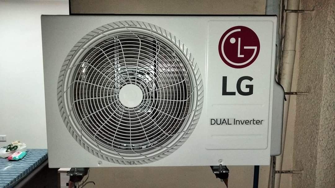LG DUAL INVERTER SPLIT TYPE AIRCON, TV & Home Appliances, Air ...