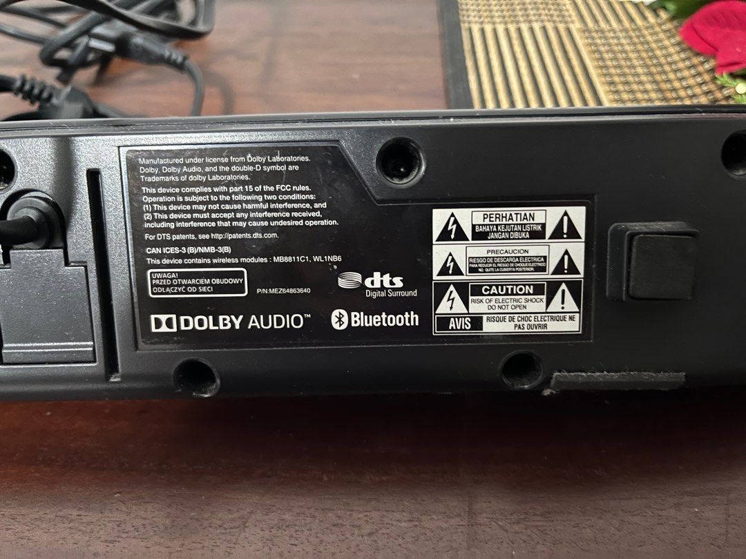 LG SJ3 Sound Bar + Wireless Subwoofer, Audio, Soundbars, Speakers ...