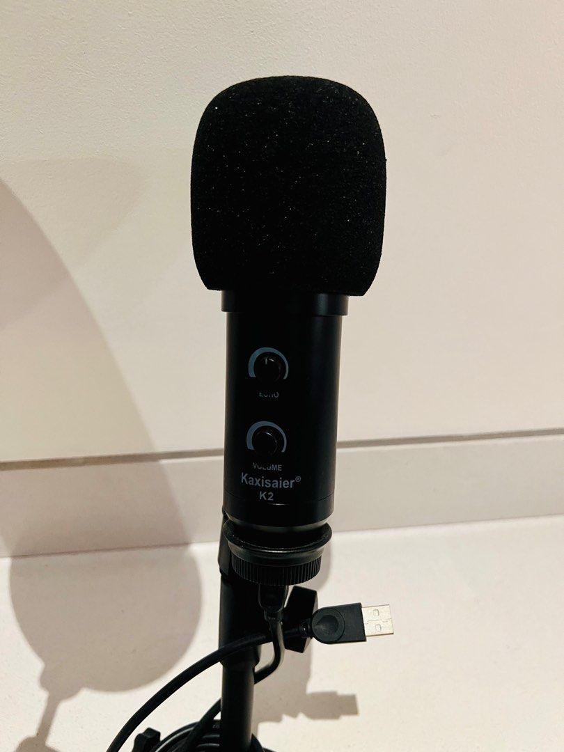 Like new Desk Microphone, Audio, Microphones on Carousell