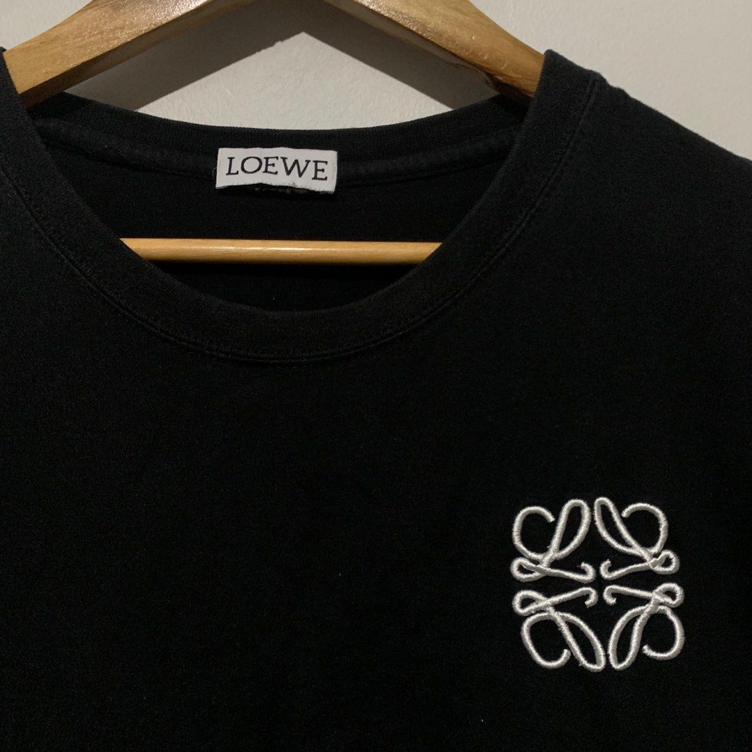 LOEWE ANAGRAM LOGO T SHIRT (Black), Men's Fashion, Tops & Sets, Tshirts ...