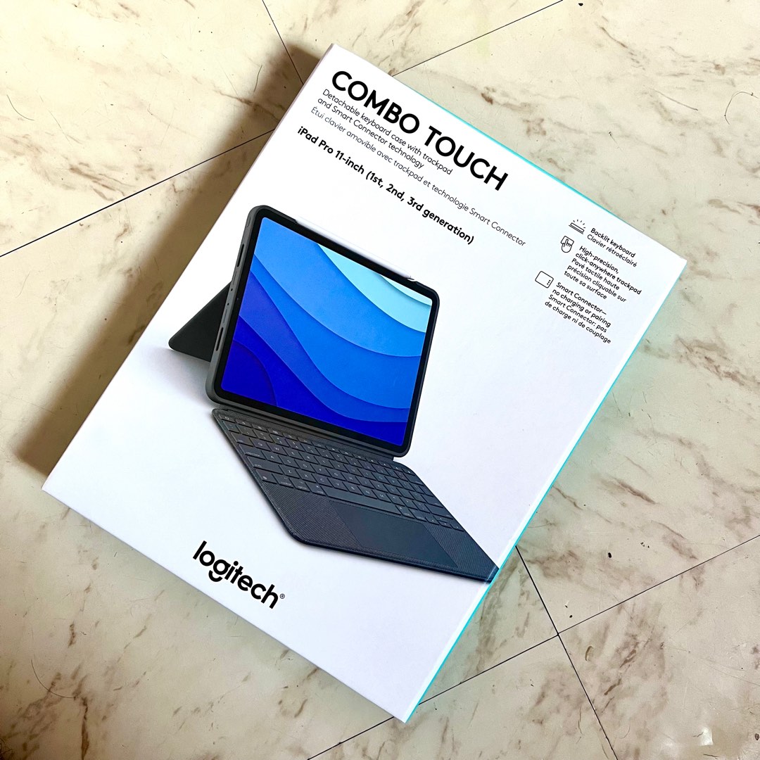 Logitech Combo Touch Computers Tech Parts Accessories Computer Keyboard On Carousell