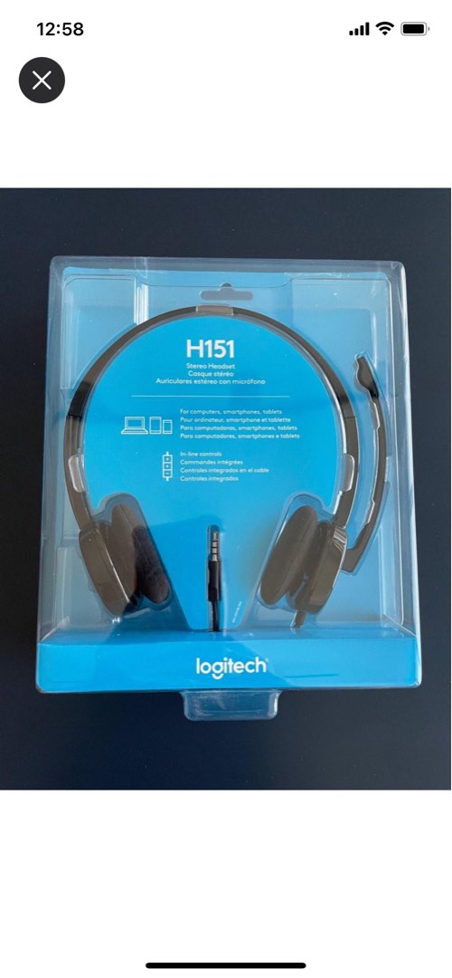 Logitech headset, Audio, Headphones & Headsets on Carousell