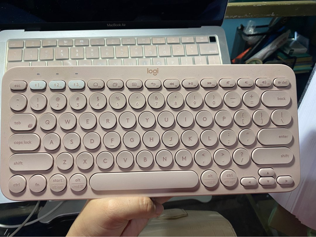 Logitech keyboard pink, Computers & Tech, Parts & Accessories, Computer ...