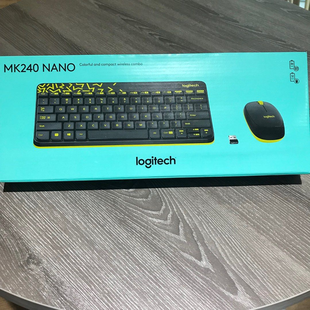 Logitech MK240 Nano Wireless Combo Keyboard Mouse, Electronics ... Logitech MK240 Nano Wireless Combo Keyboard Mouse, Electronics ...