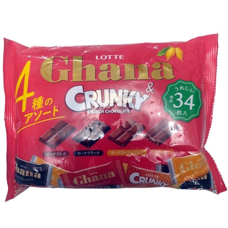 LOTTE GHANA & CRUNKY HALLOWEEN CHOCOLATE MINIS MIX PACK | JAPAN, Food ...