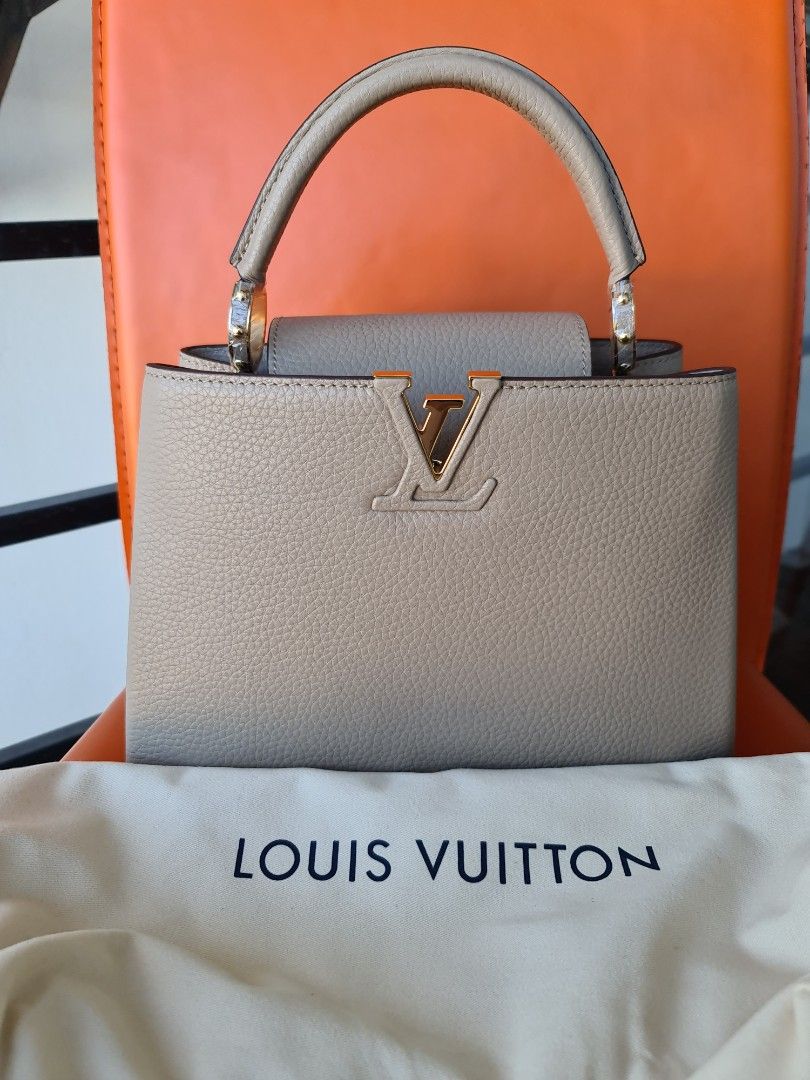 Louis Vuitton Capucines BB in Galet color, Luxury, Bags & Wallets on ...