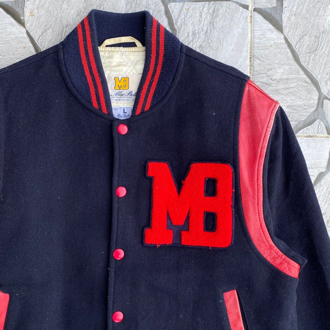 Macbeth Varsity Jacket, Men's Fashion, Coats, Jackets and Outerwear on ...