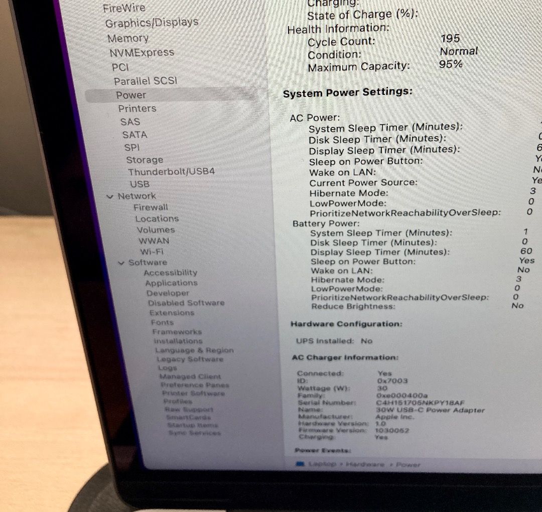 MacBook Air (M1, 2020) 256GB SSD - 16GB Memory - Space Gray - Cycle Count 195, Computers & Tech ...