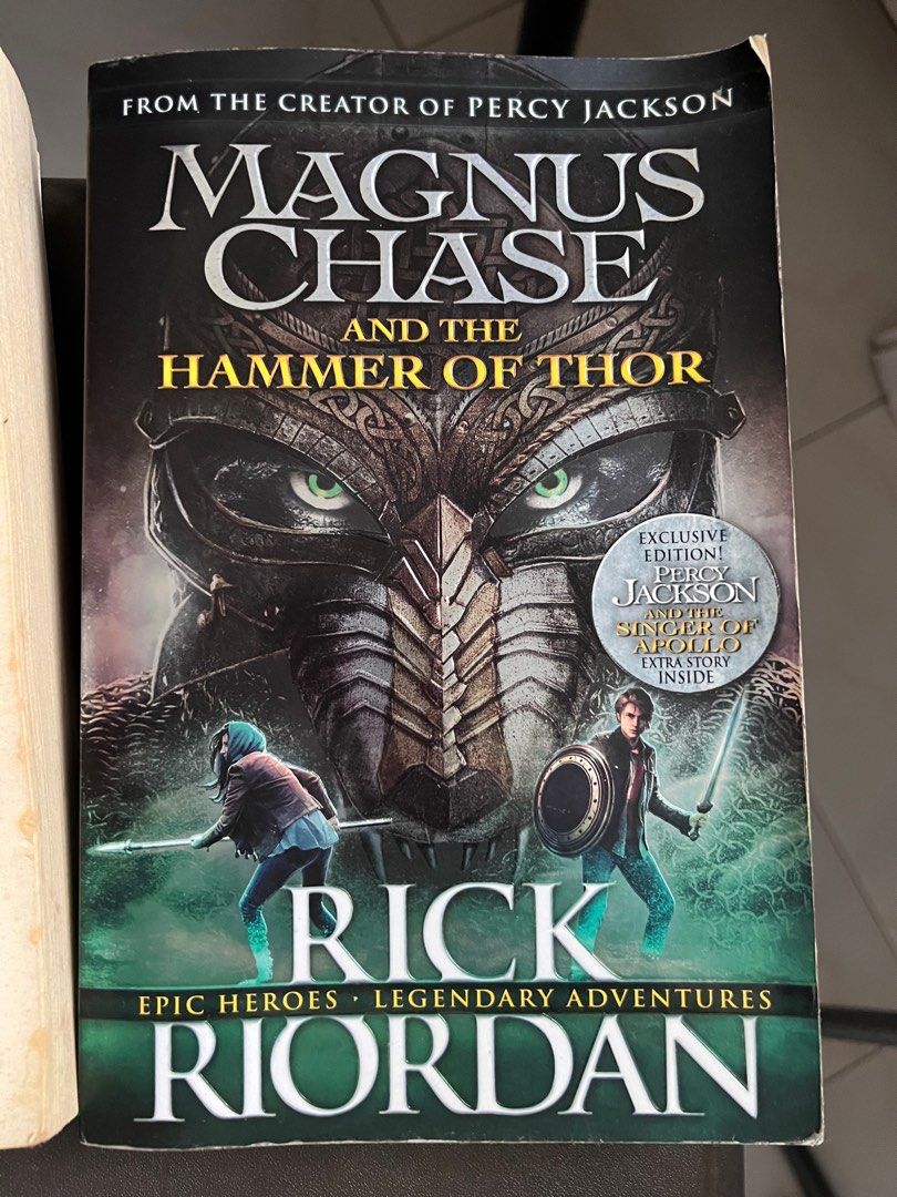 Magnus Chase Books Set of 3, Hobbies & Toys, Books & Magazines, Fiction ...