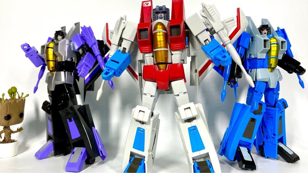 Maketoys MTRM Meteor Lightning Skycrow with Rear Wing kits Transformers ...