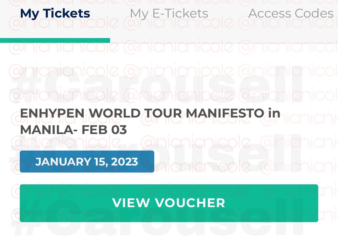 Manifesto in Manila, Tickets & Vouchers, Event Tickets on Carousell